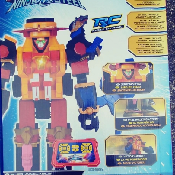 Toys | Power Rangers Super Remote Control Ninja Steel Mega 24 Christmas ...